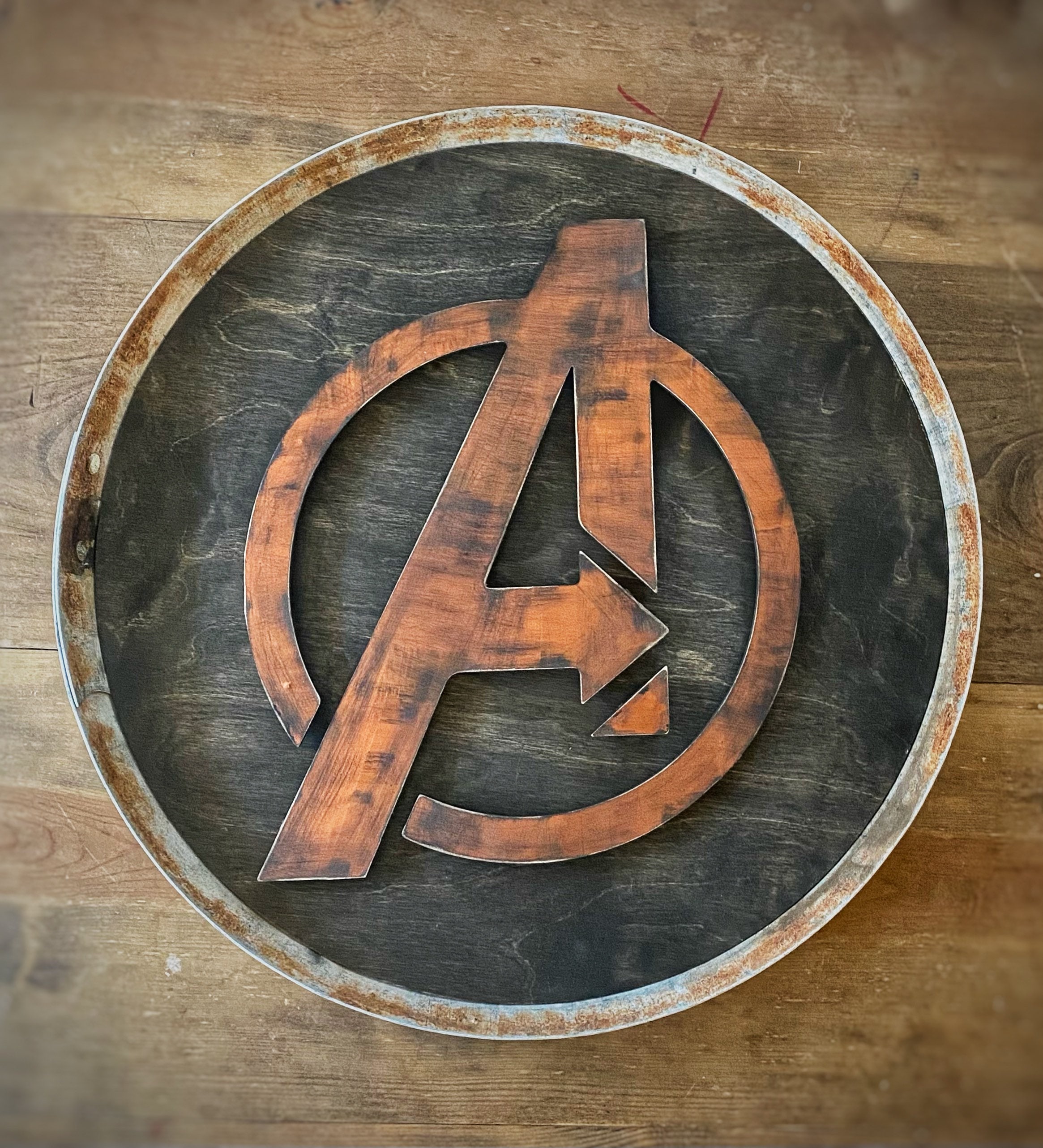 Avengers Wood & Metal Sign Marvel Art Comic Booksuper Hero - Etsy