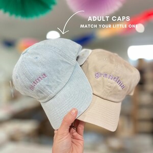 Personalized Kids Baseball Cap With Monogram | Cotton Baseball Cap With ...