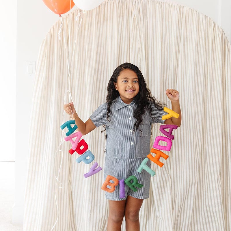 Fabric Felt Garland - Etsy