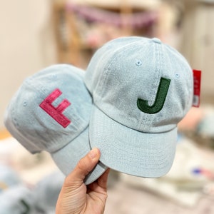 Personalized Kids Baseball Cap With Monogram Cotton Baseball Cap With ...