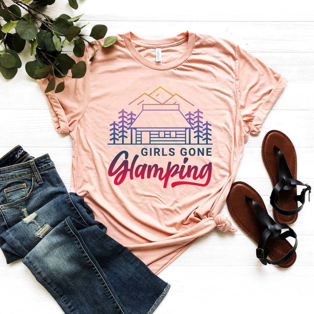 Girls Gone Glamping Shirt - Glamping T-shirt – Party Girl Shirt - Girls ...