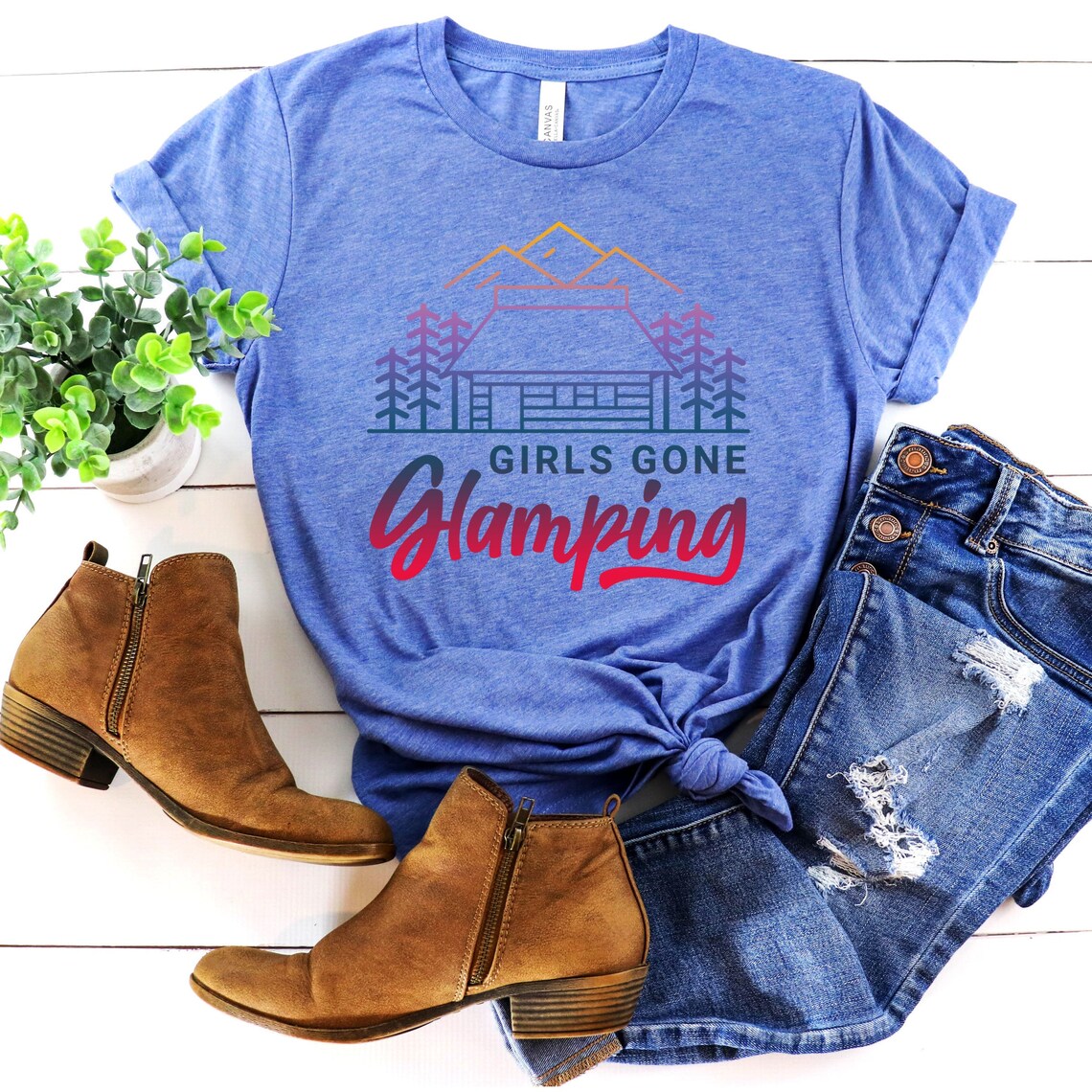 Girls Gone Glamping Shirt - Glamping T-shirt – Party Girl Shirt - Girls ...