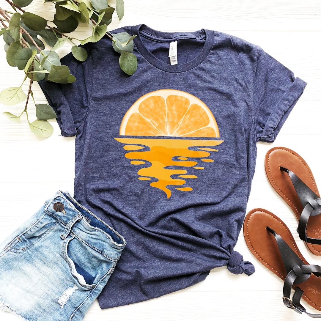 Orange Fruit Shirt – Gift for Orange Lovers - Gardening T-shirt - Fruit ...
