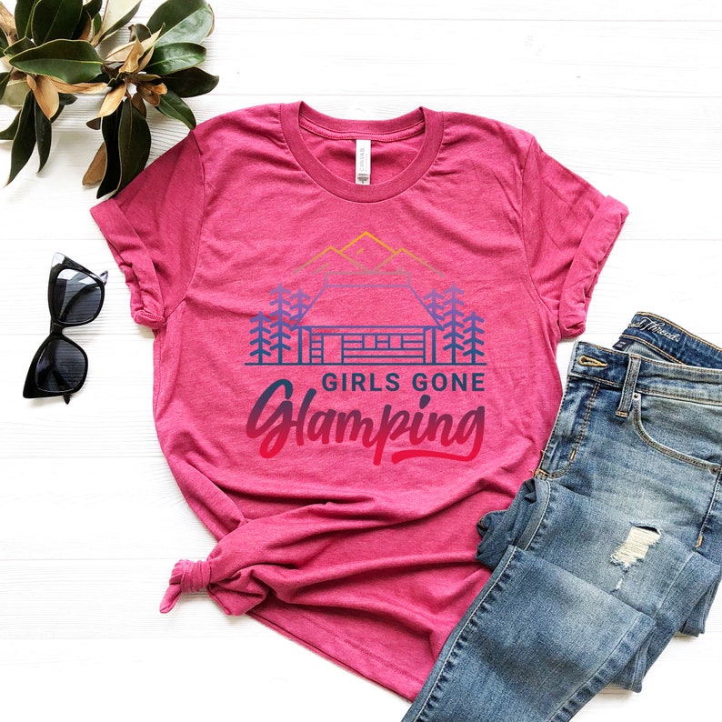 Girls Gone Glamping Shirt Glamping T-shirt Party Girl | Etsy
