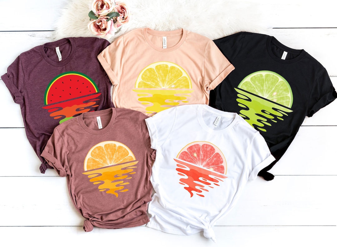 Custom Fruit Shirt – Fruit Foodie T-shirt – Fruit Sunshine Tee – Summer ...