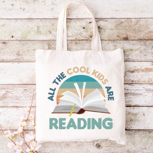 Reading Tote Bag - Etsy