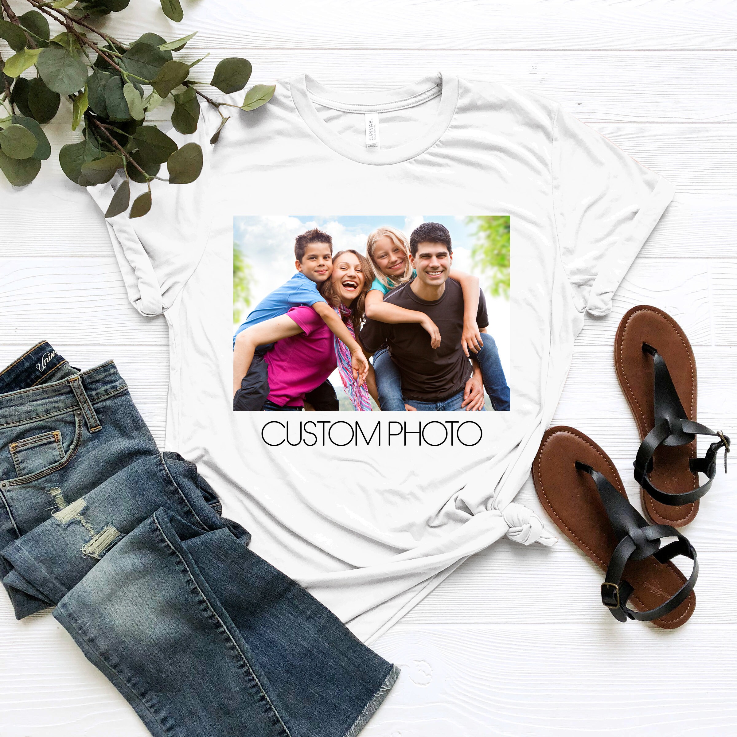 Custom Photo shirt Custom Graphic Shirt Picture Shirt | Etsy