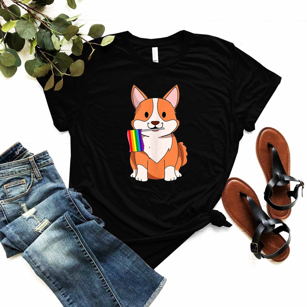 Pride Puppy Shirt - LGBT Flag T-shirt - Support LGBT Rights Tee - LGBTQ ...
