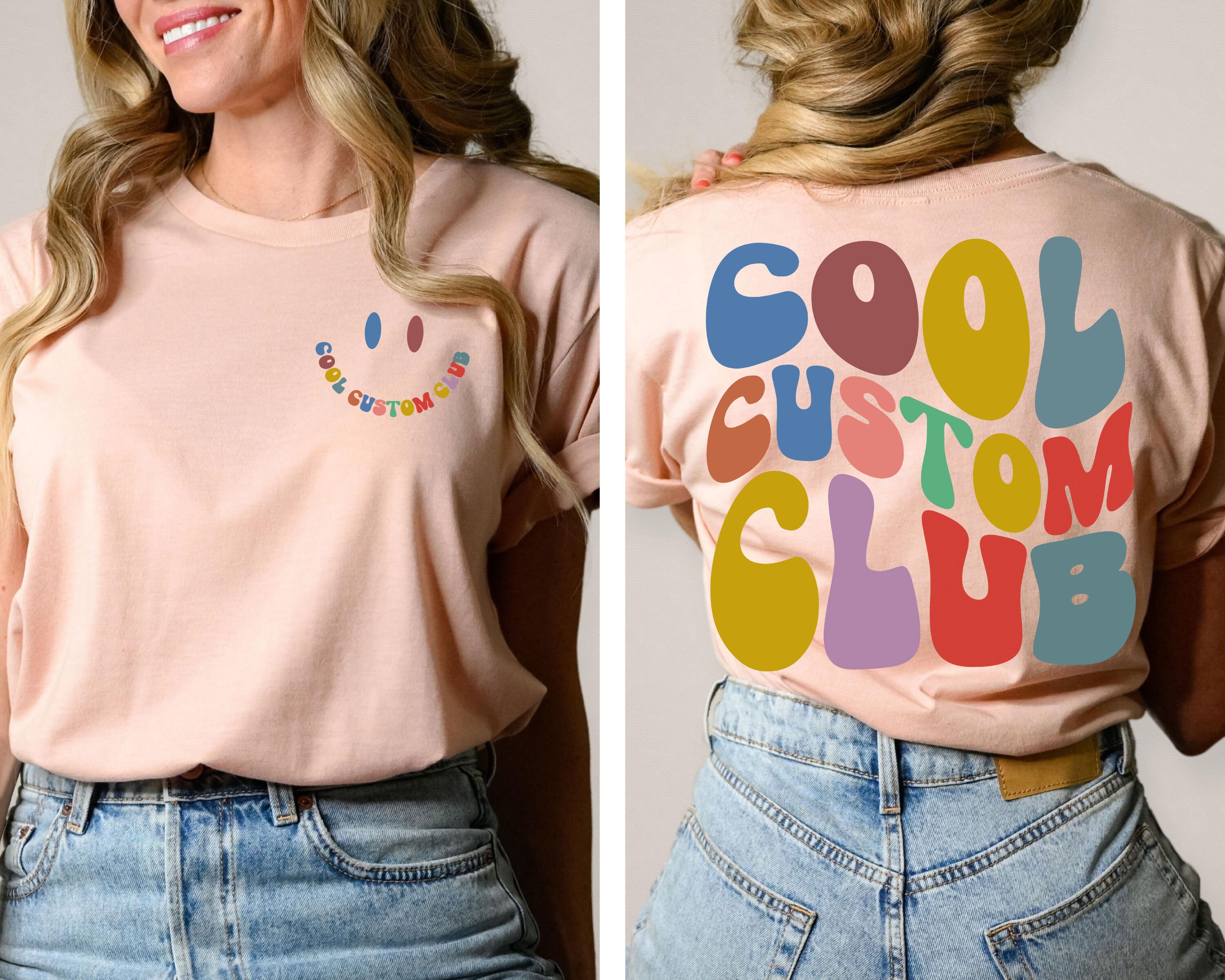 Cool Custom Club Shirt Personalized Club Shirt Cool Moms - Etsy