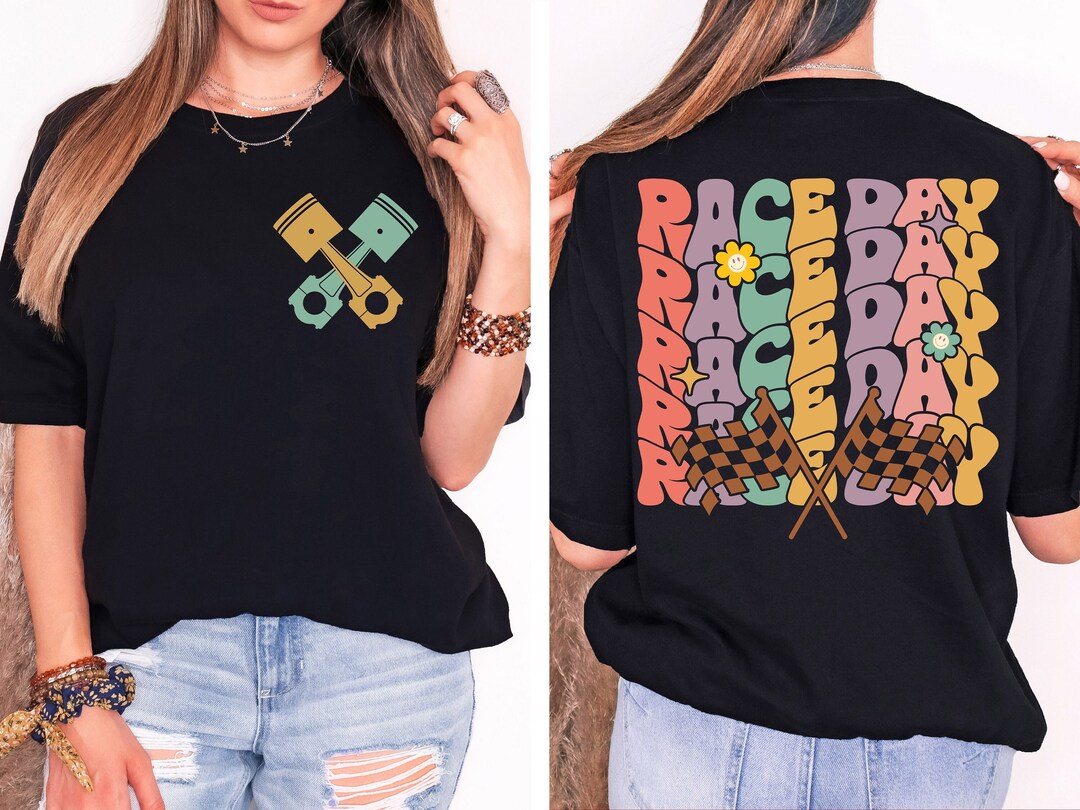 Race Day Shirt - Womens Racing Shirt - Race Day Vibes Shirt - Race ...