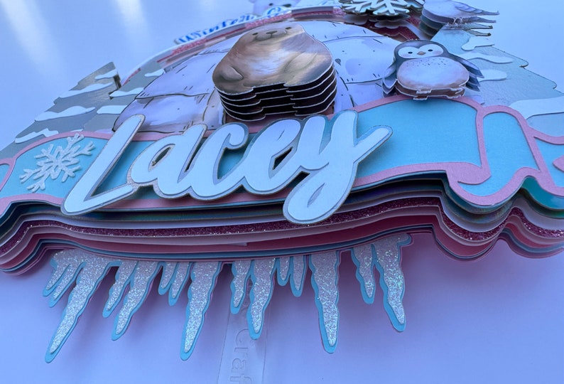 Winter Onederland Cake Topper First Birthday Decor Winter Party ...