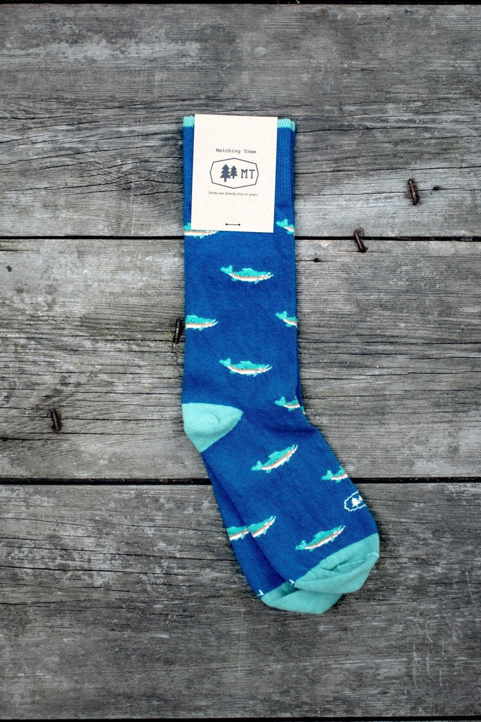 The Rainbow Trout Sock Matching Fish Socks for Adults and Children ...