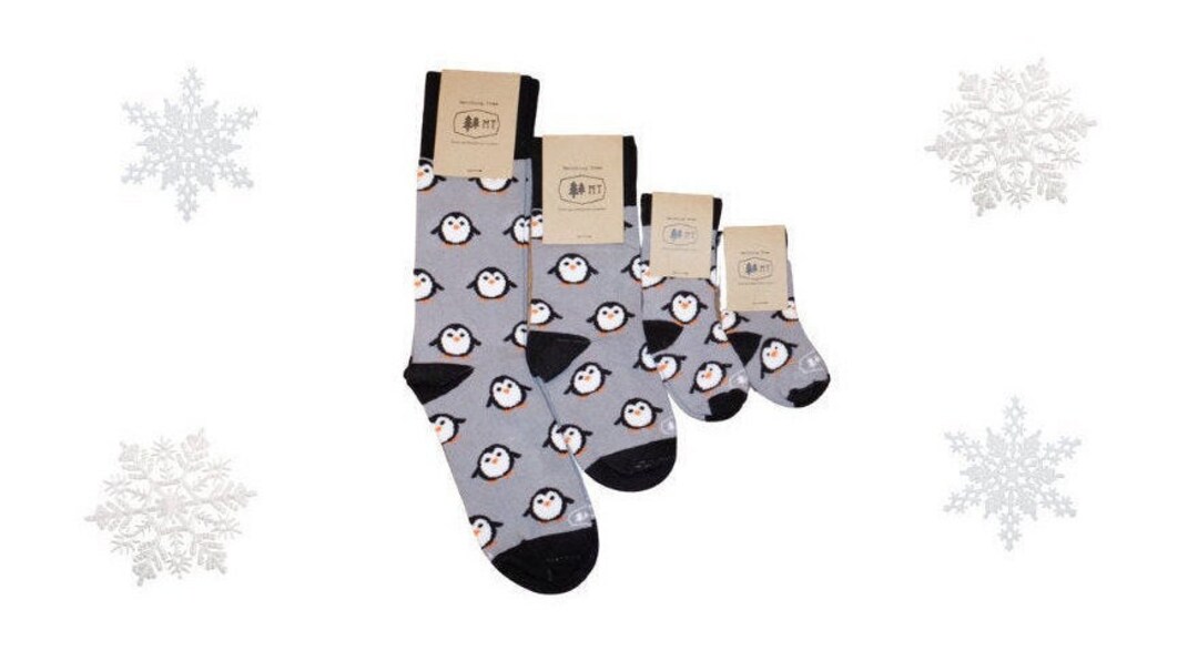 The Penguin Sock - Matching Penguin Socks for Adults and Children - Etsy