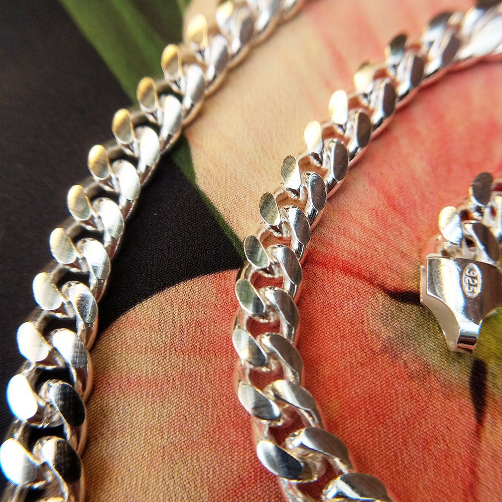 Sterling Silver 6mm Miami Cuban Curb Chain 20 22 24 26 28 30 - Etsy UK