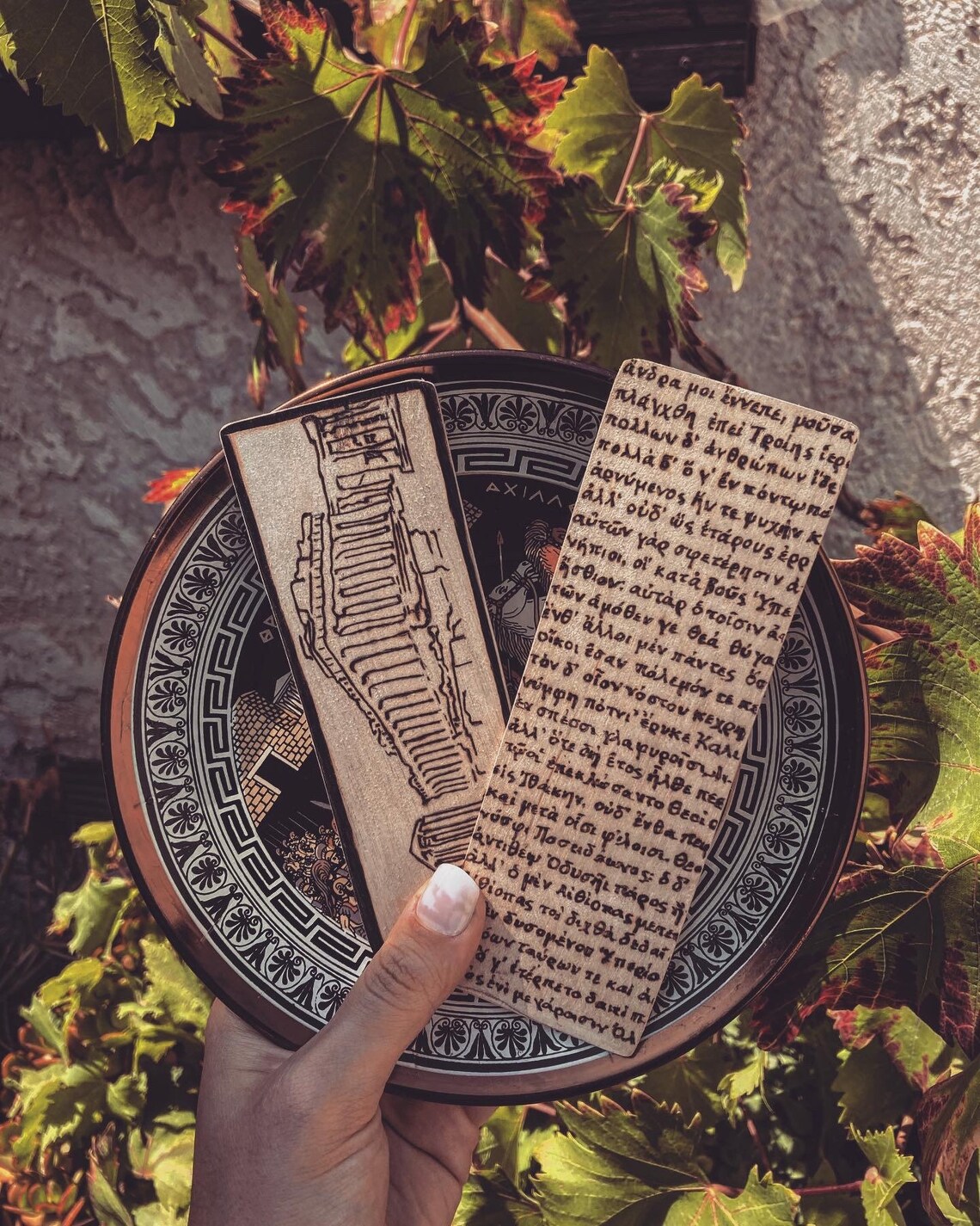 Homer Odyssey Inspired Handmade Wooden Bookmark | Etsy