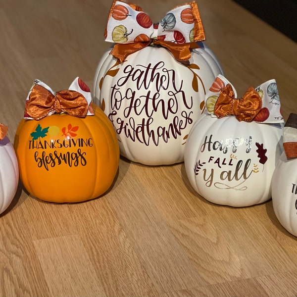 Personalized Pumpkin - Etsy