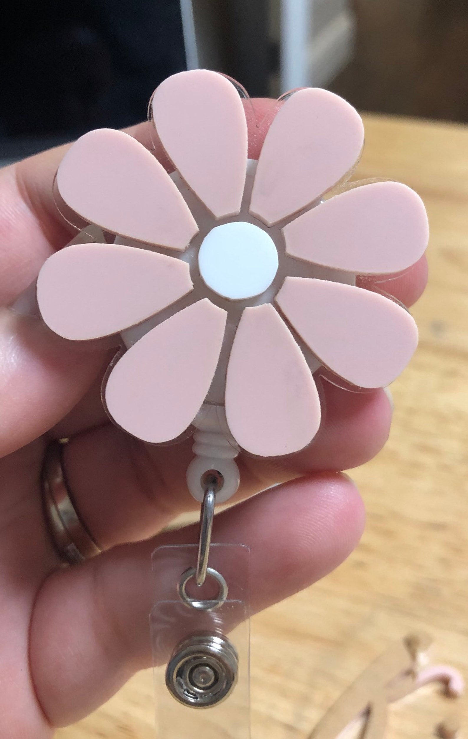 Spring Flower Badge Reel, Daisy Badge Reel, Nurse Badge Reel, Badge ...