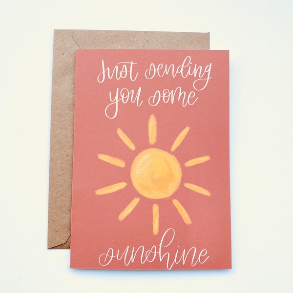 Sending Sunshine Greeting Cards - Etsy
