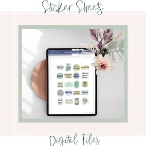 Digital Bible Sticker Set, Faith Pre-cropped Stickers for Goodnotes ...