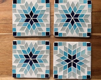 Mosaic Coasters | Etsy