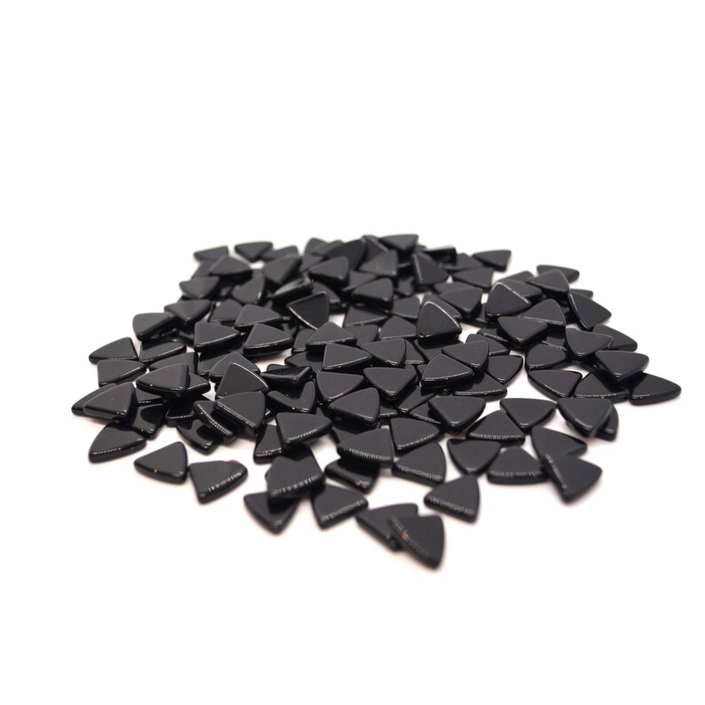Black Triangle Shape Mosaic Tiles 12x12x3mm, 100g - Etsy