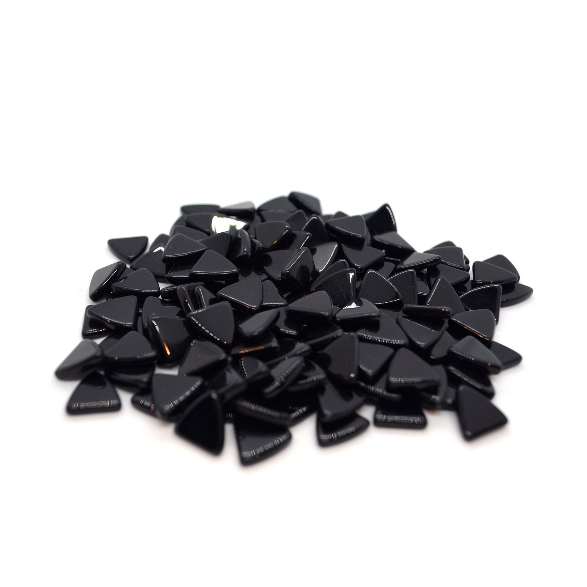 Black Triangle Shape Mosaic Tiles 12x12x3mm, 100g - Etsy