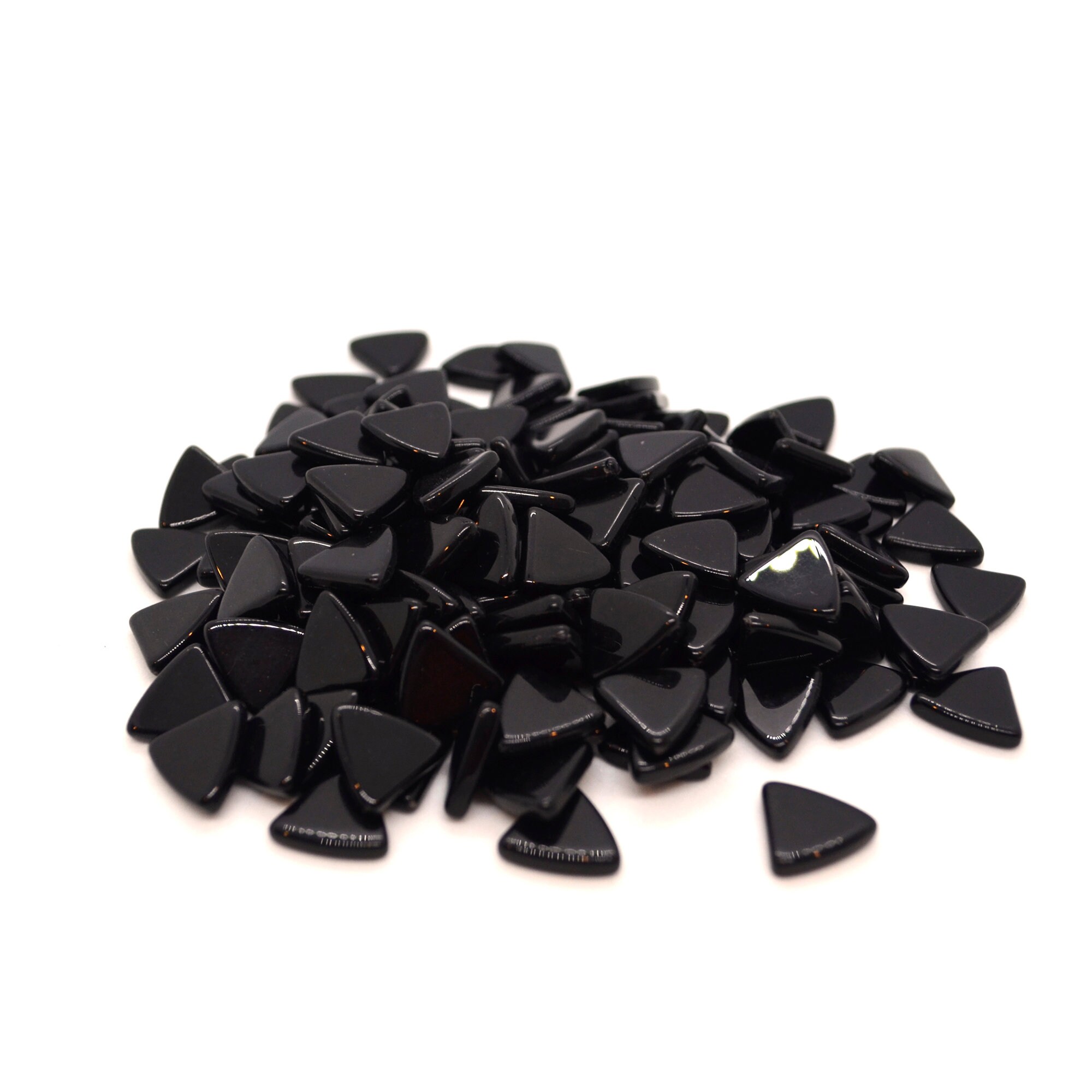 Black Triangle Shape Mosaic Tiles 12x12x3mm, 100g - Etsy