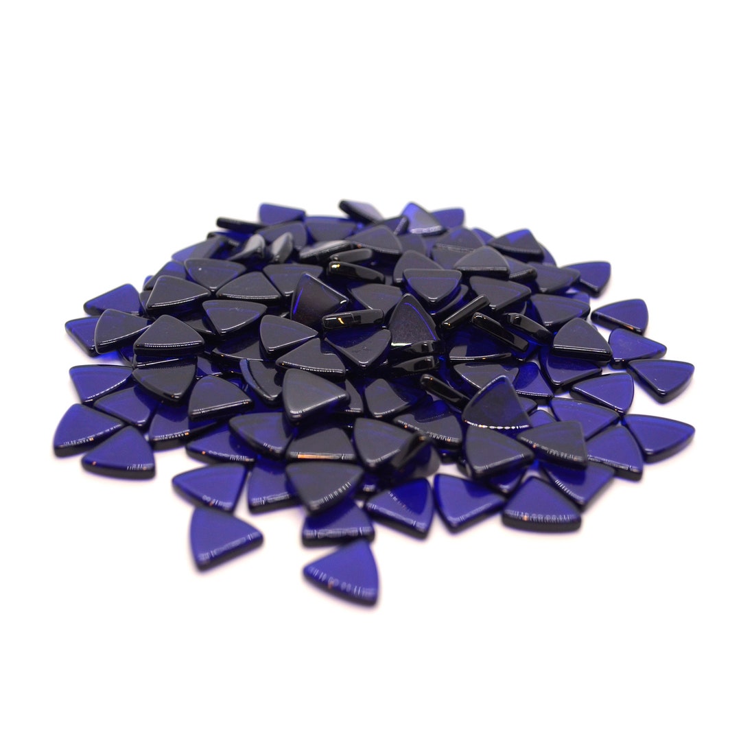 Blue Triangle Shape Mosaic Tiles - 12x12x3mm, 100g - Etsy