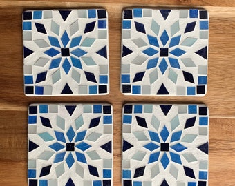 Mosaic Coasters | Etsy