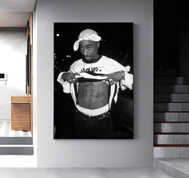 2Pac Tupac Premium Matte Vertical Poster Designed & Sold By Linda