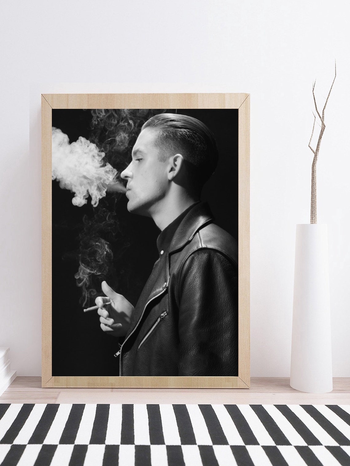 G Eazy Posterg Eazy Smoking Art Poster Canvas Art Painting | Etsy