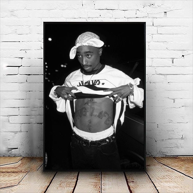 2Pac Tupac Premium Matte Vertical Poster Designed & Sold By Linda