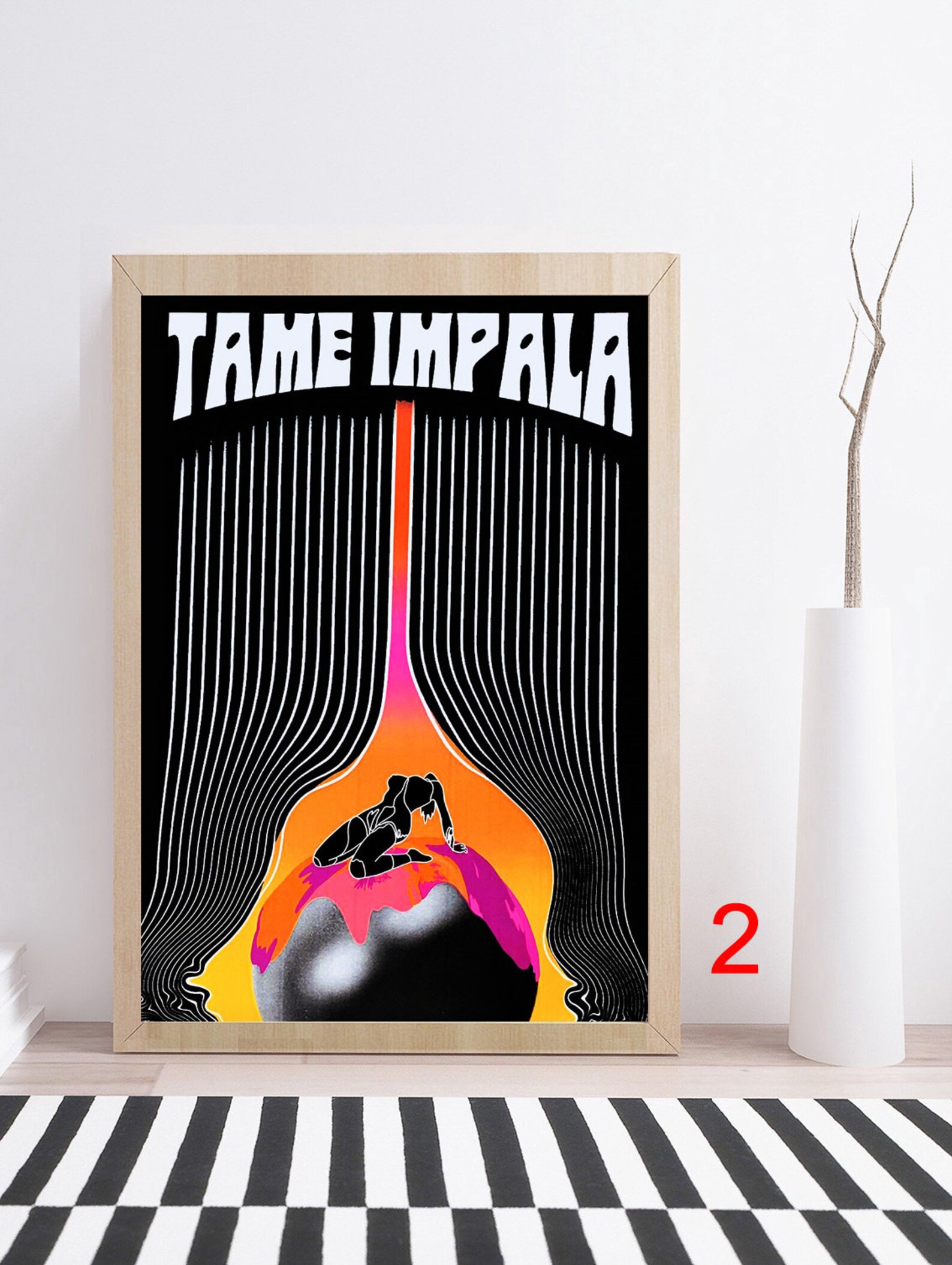 Tame Impala PosterTame Impala Art Canvas Poster Painting Wall | Etsy