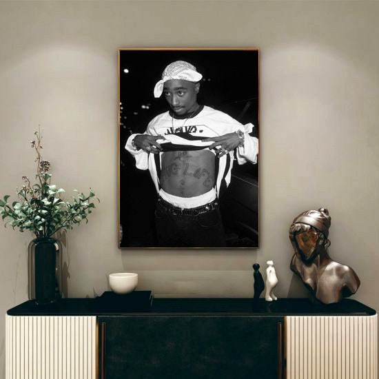 2Pac Tupac Premium Matte Vertical Poster Designed & Sold By Linda