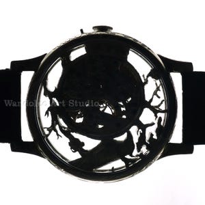 Vintage Longines Skeleton Watch: 1912 Hand-engraved Raven, Swiss ...