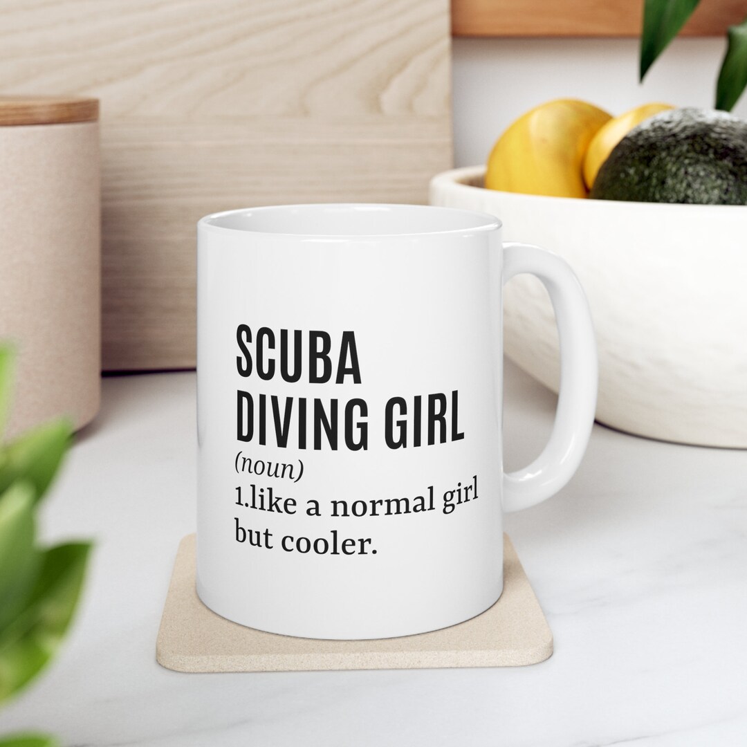 Scuba Diving Mug, Scuba Diving Gift, Scuba Diver Mug, Funny Scuba Diver ...