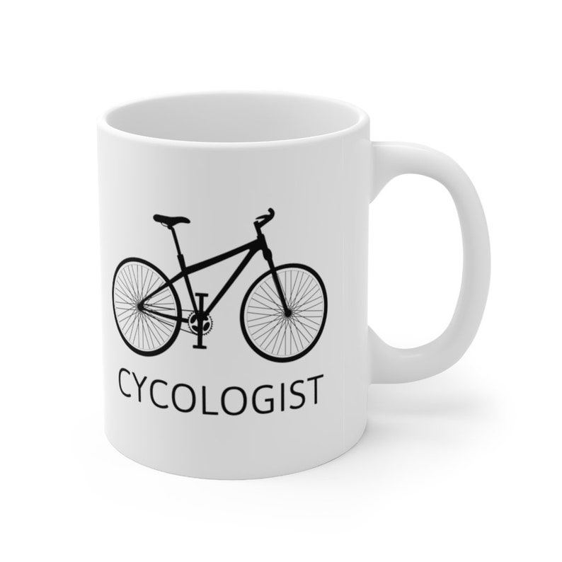 Bicycle Mug, Gift for Bicyclist, Cyclist, Cycologist, Cycling, Biking ...