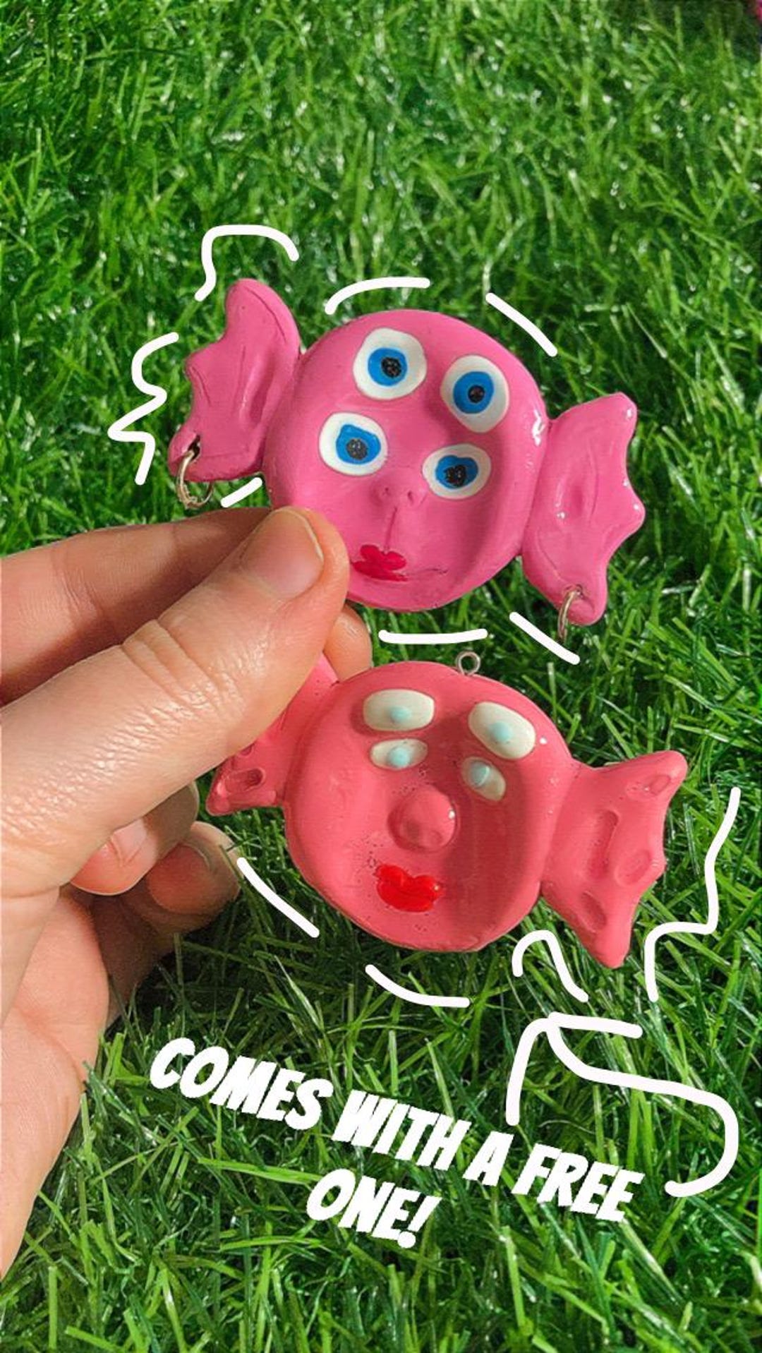 Mel Mask Worry Stone Artist,adhd,cute,chibi,anxiety, Depression,stress ...