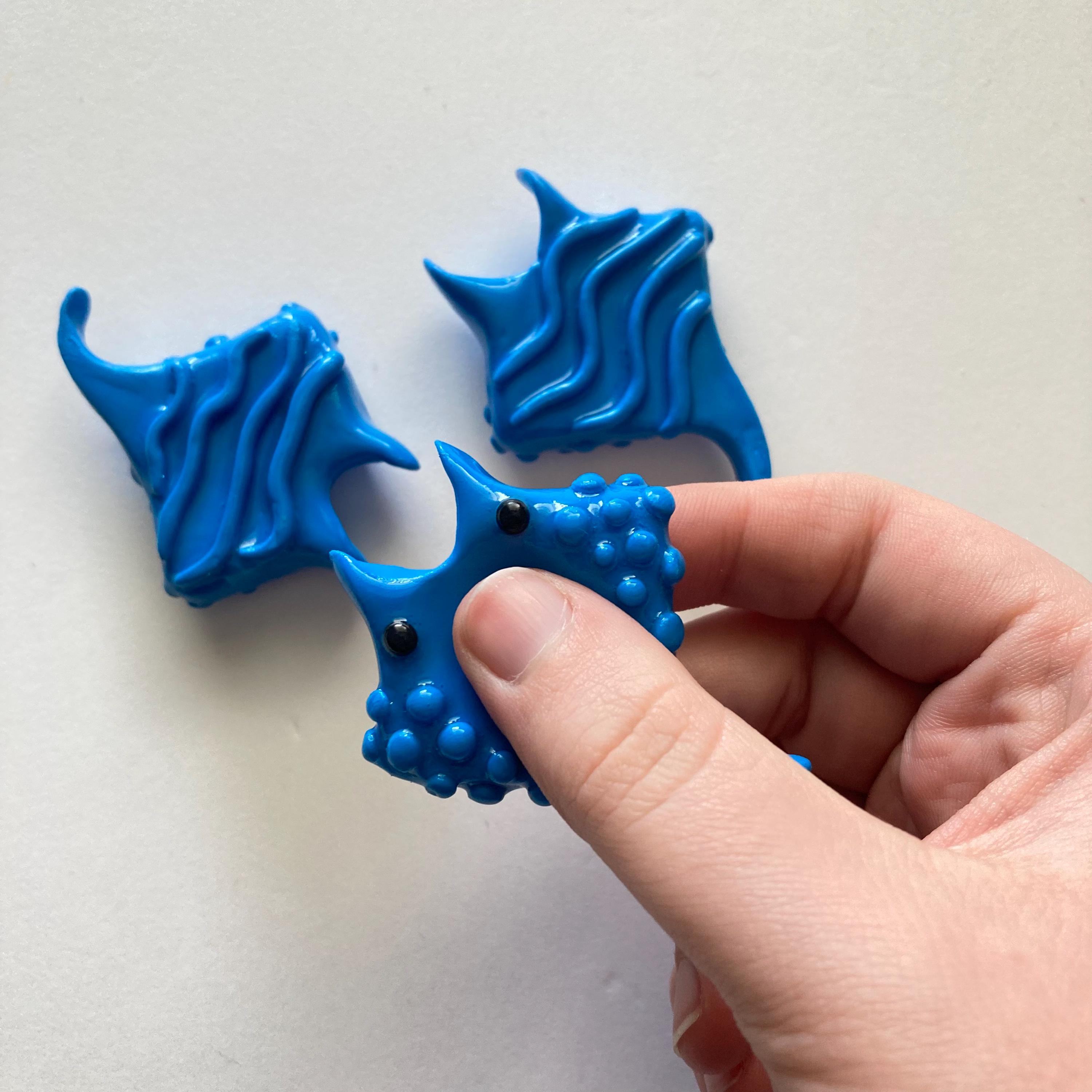 Stringray SUPER SALE Worry Stone 3 Textures RARE Kawaii Fun Smooth ...