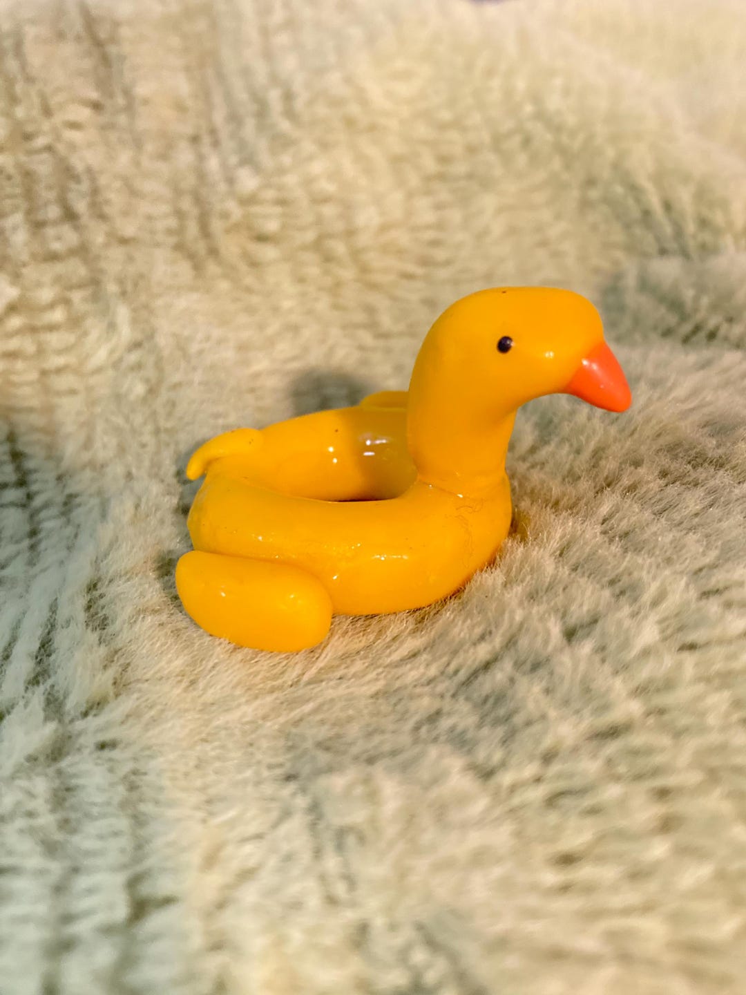 Duck Pool Floatie Ring Holder Textures Kawaii Fun Smooth Handmade ...