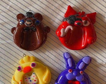 Raccoon Worry Stone Charm Kawaii Fun Smooth Handmade Worry Stone ...