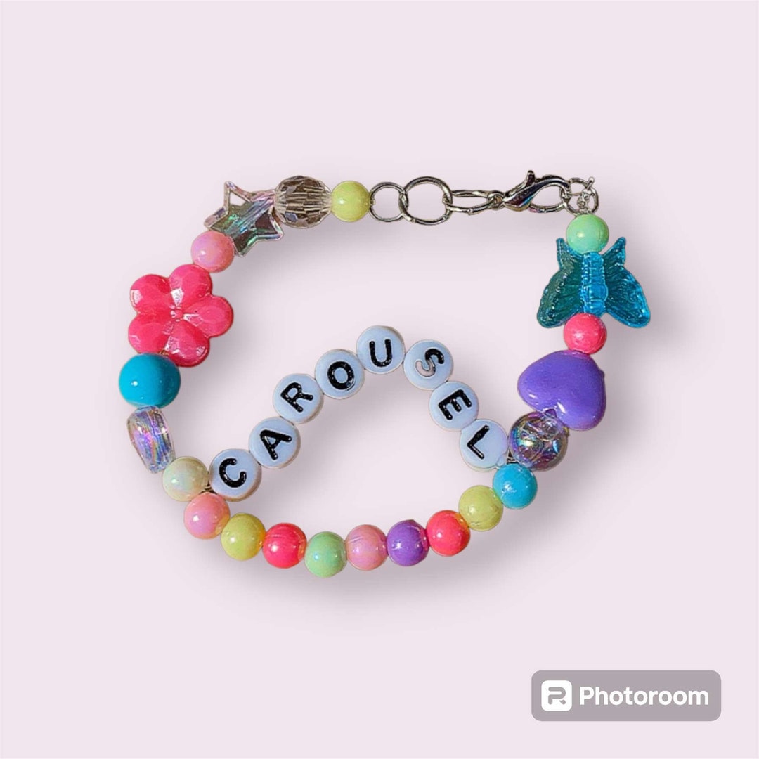 Carousel Beaded Bracelet Handmade Jewelry Melanie - Etsy
