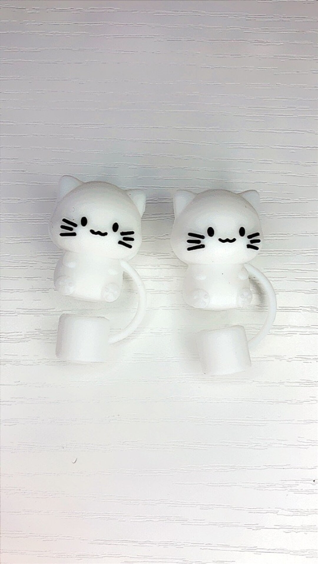 Cat Straw Toppers Kawaii Cat Toppers Adorable Cup Straw Toppers Summer ...