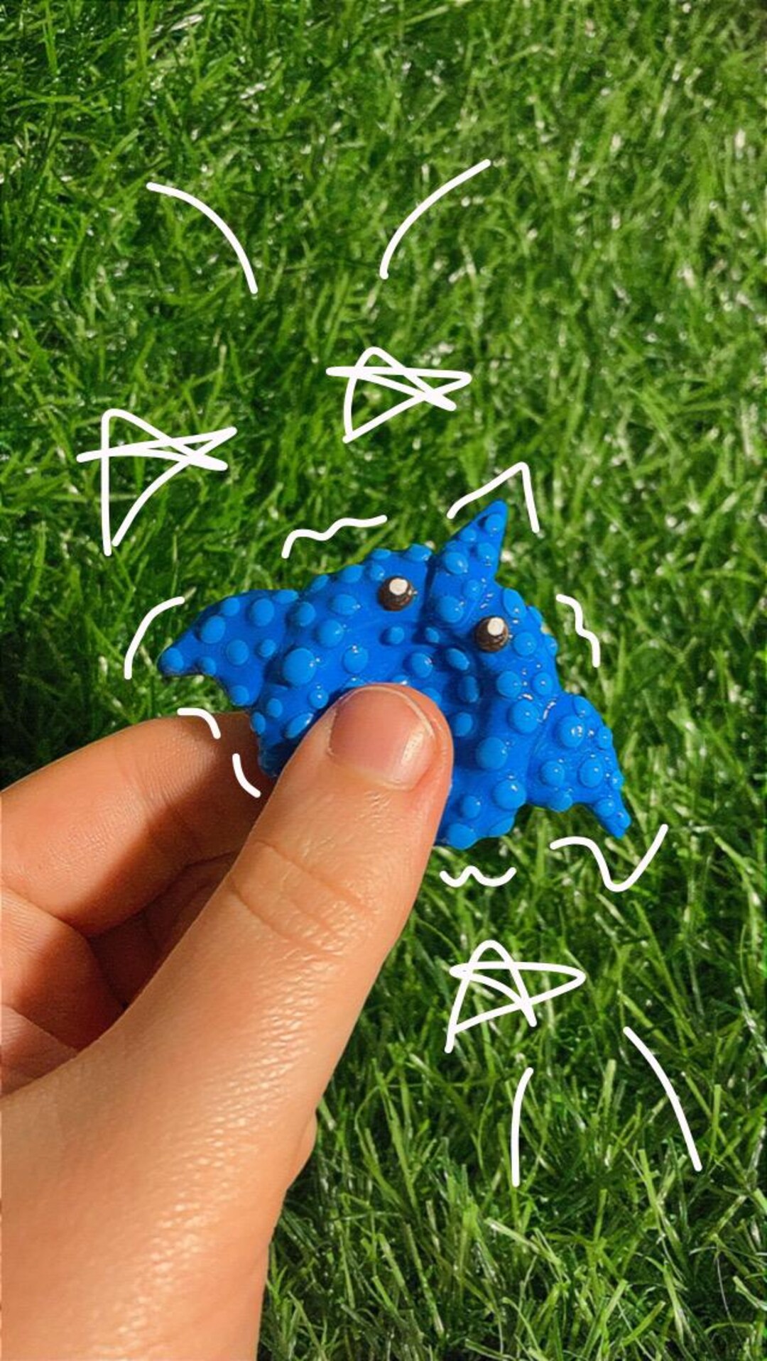 Shark Worry Stone Fidget, Bumpy, Anxiety Relief, Handmade, ADHD, Kawaii ...