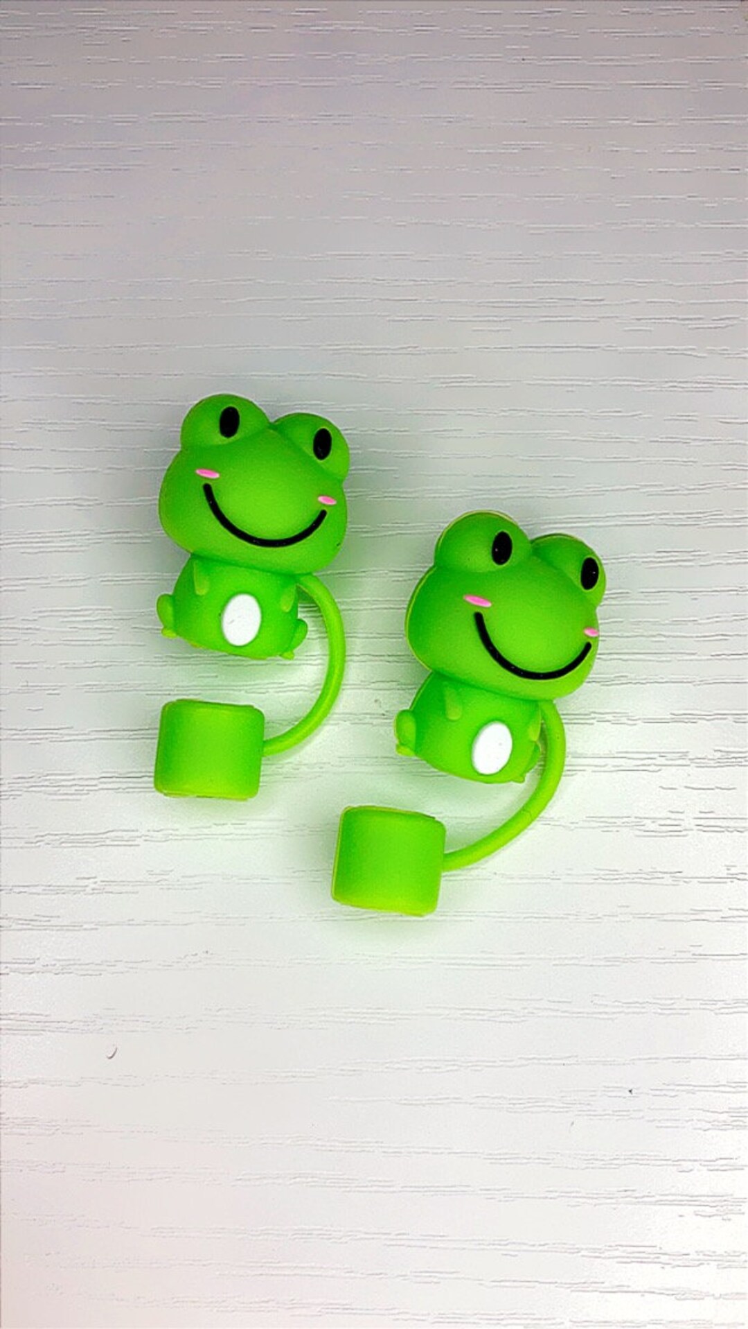 Frog Straw Topper Kawaii Chunky Frog Topper for Cups Straws - Etsy