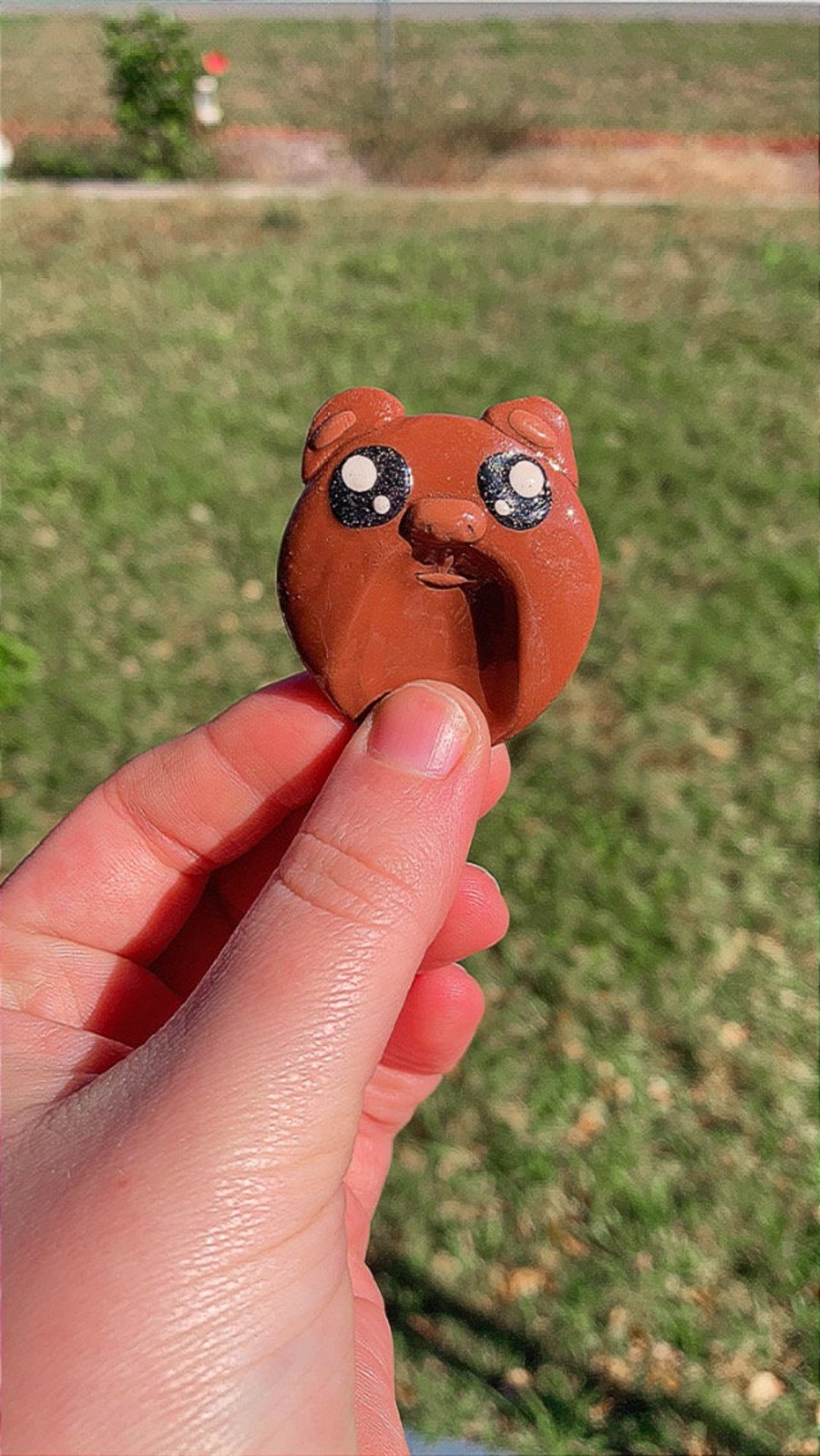 Capybara Worry Stone Clay Handmade Anxiety Relief - Etsy
