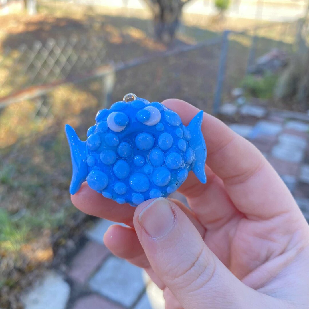 Pufferfish Bumpy Worry Stone Sparkling Texture RARE Kawaii Fun Kawaii ...