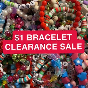 Mystery Beaded Bracelet Clearance Sale Handmade Bracelets Super Sale ...