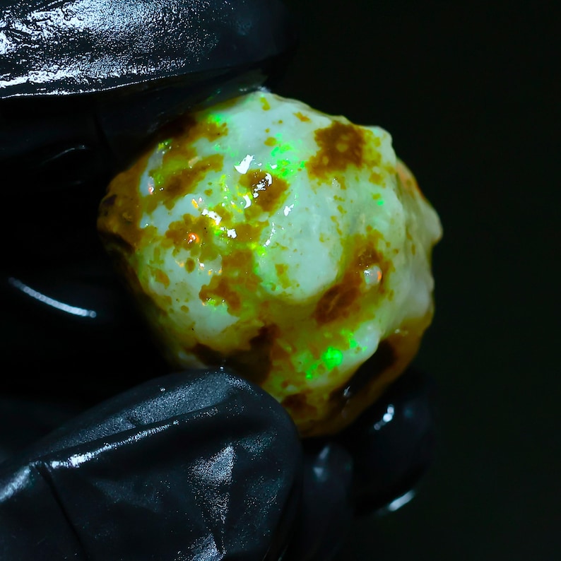 Natural Ethiopian Spiceman Opal Rough 47.65 Ct Fire Opal Raw Stone ...