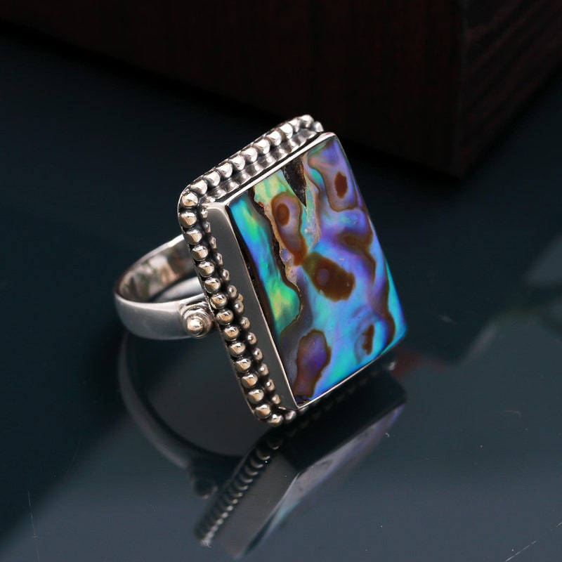 Abalone Ring - Etsy